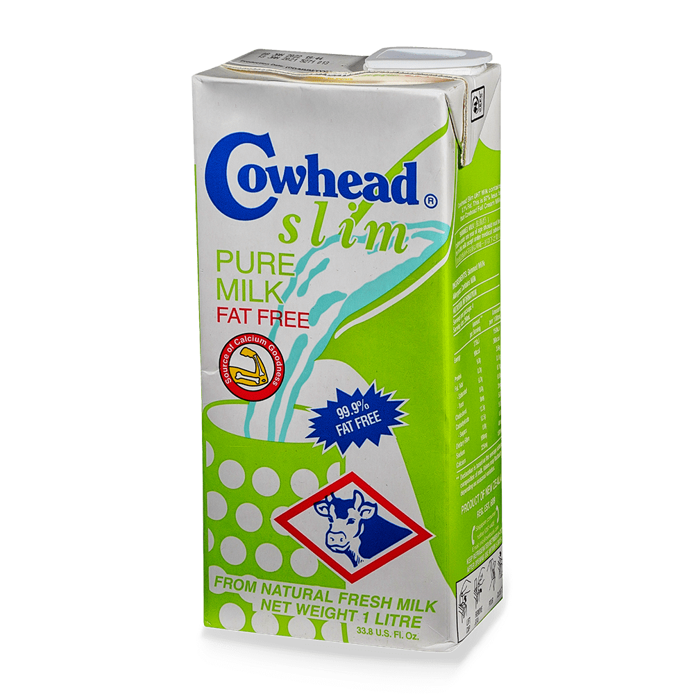 Cowhead Slim-Fat Free Milk 1 Ltr